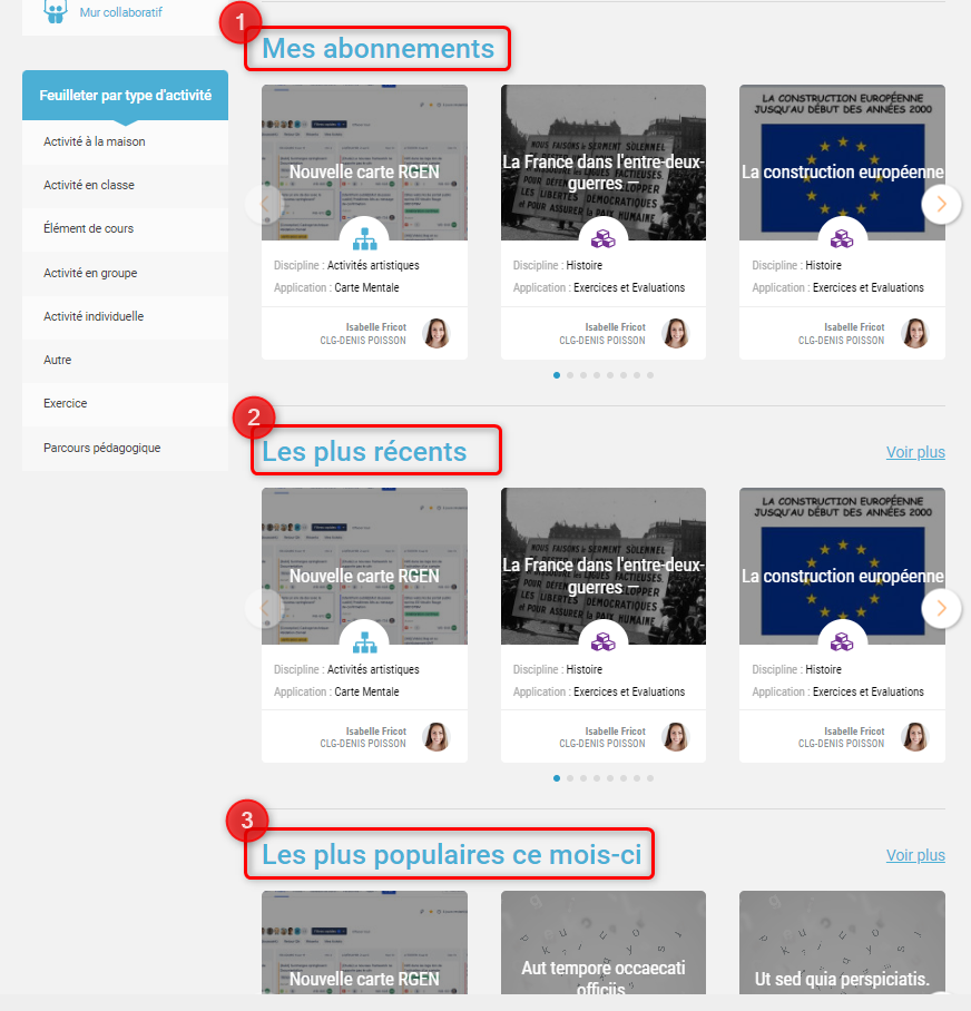 Présentation de la Bibliothèque – Accueil